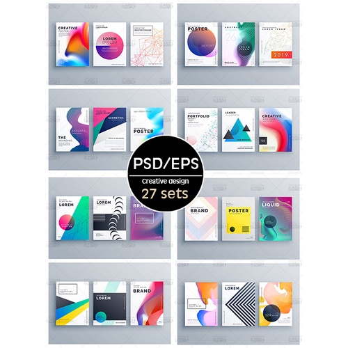 Graphic Design Template Bundle Pack / Corporate Design / Flyer ...