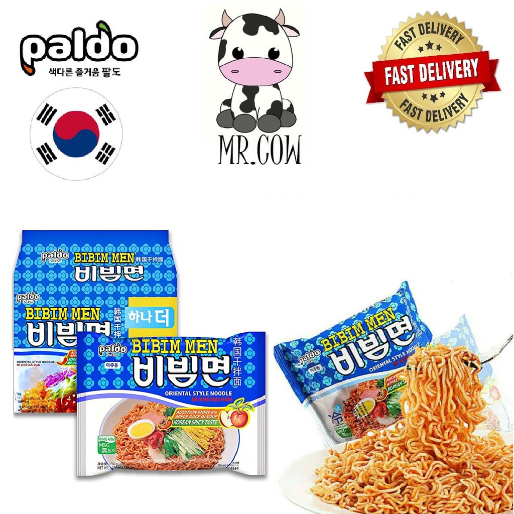 EXP:11/2024 Paldo Bibim myun Cold Noodle instant ramen sweet spicy sauce 650g Big Pack (5AE ...