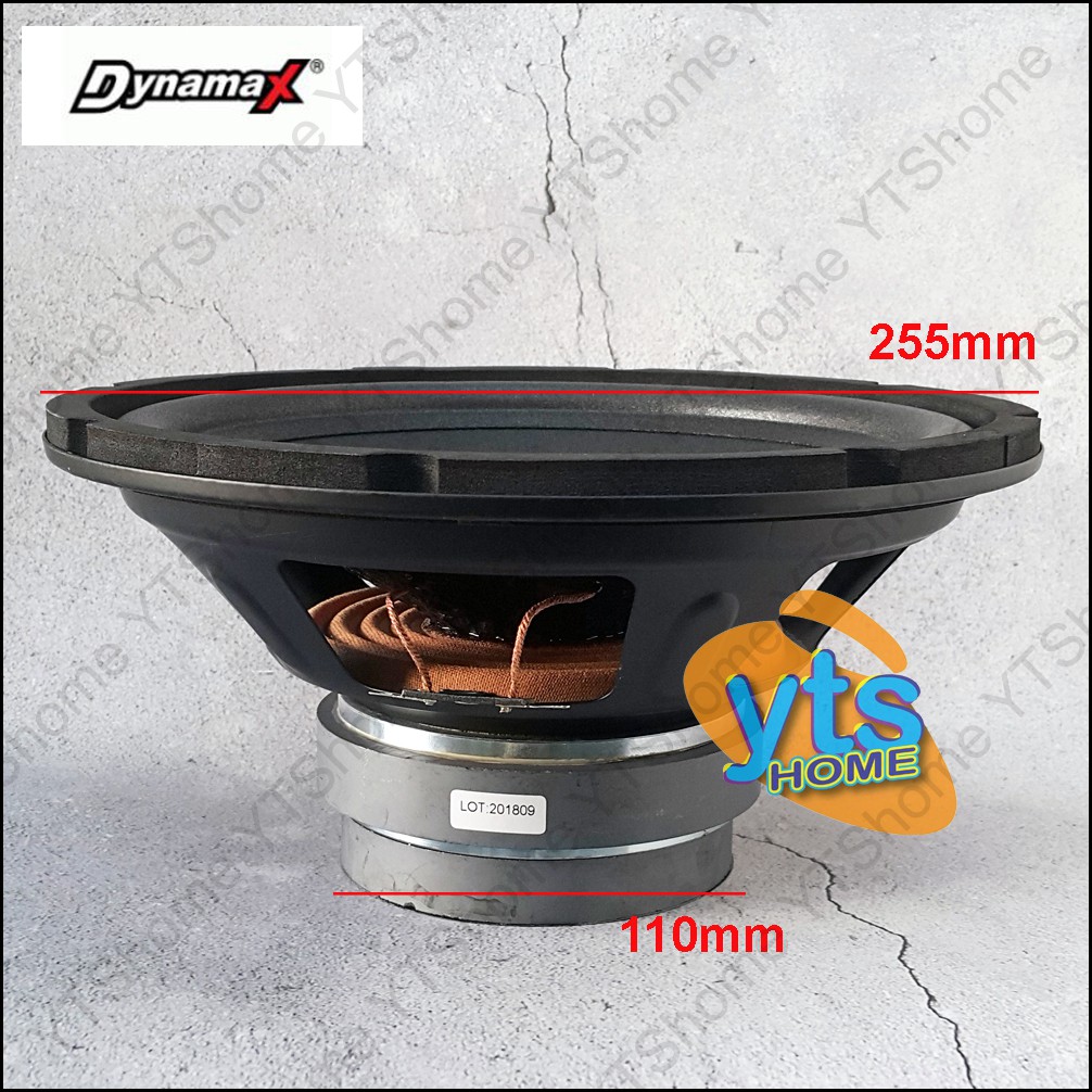 DYNAMAX 10 Inch Woofer Speaker Unit 150 watt 8 ohm - HEAZDX-CS450W ...