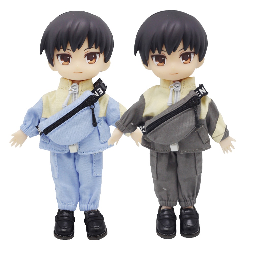 OB11 Clothes 3pcs ( Coat Pants Bag ) Doll uniforms 1/12 BJD Doll ...