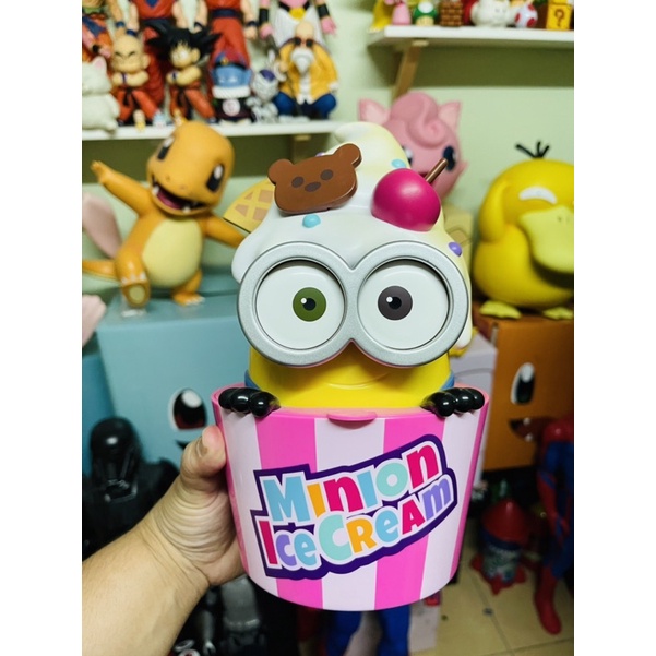 Minion popcorn bucket ice cream universal studio japan rare item ...