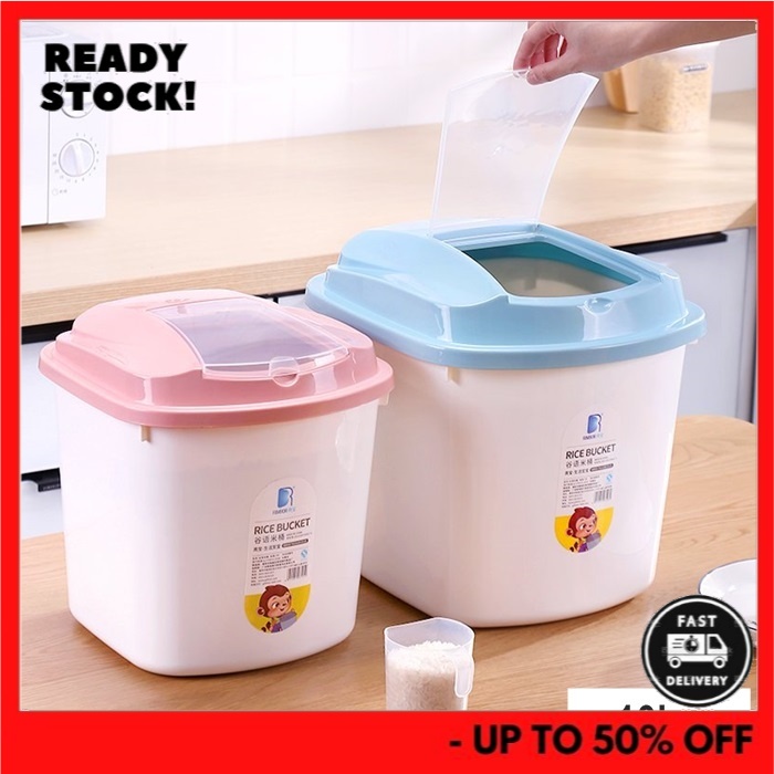 🔥On Salee!🔥 Bekas Simpan Beras 10kg Household Rice Storage Container ...