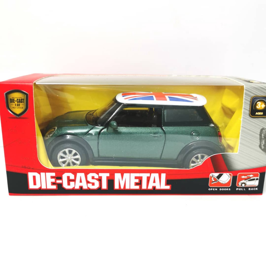 Mini cooper S r50 r53 r56 r60 die cast car model scale 1:32 with door ...