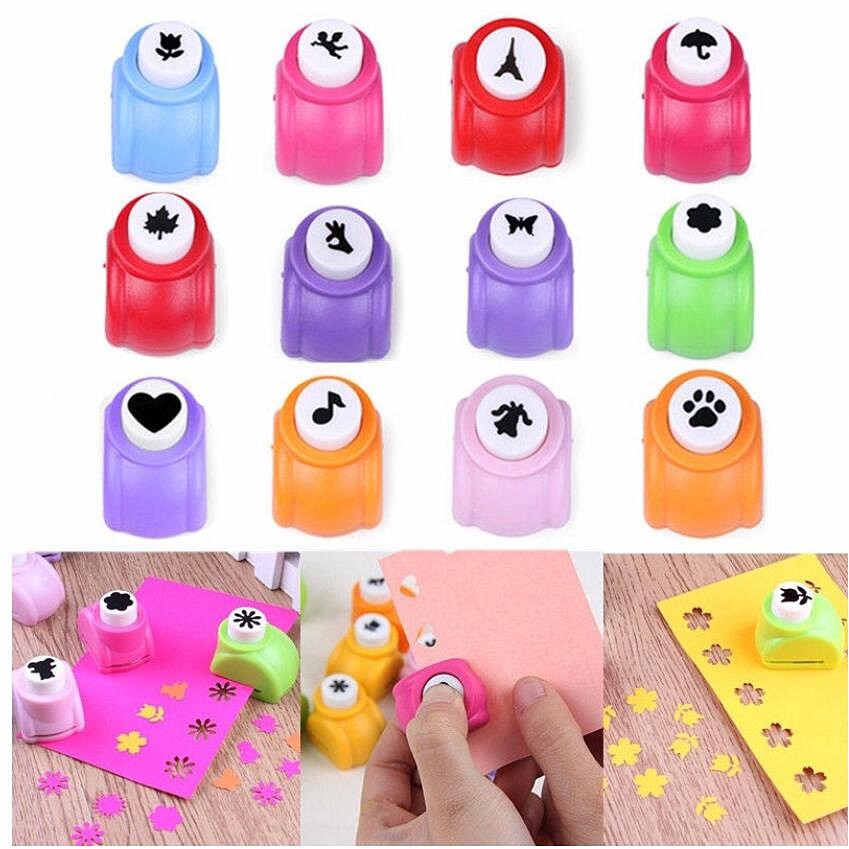 1 PCS Mini Paper Cutting Pattern Tool Machine ~ Hole Punch Cutter Hand ...