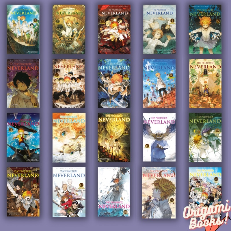 The Promised Neverland 1-20(END) (READY MANY VOLUMES) | Shopee Malaysia