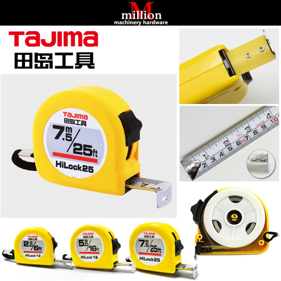 (100% ORIGINAL) Tajima measurement Tape / Measuring Tape HILOCK 3.6m ...