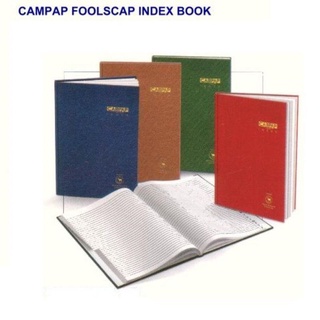 CAMPAP F5/F4 HARD COVER QUARTO BOOK / FOOLSCAP BOOK with INDEX ...