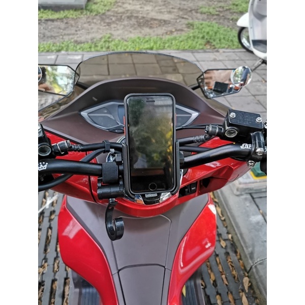 Mobile Holder Honda PCX 160 Year 2021 Aluminum Motowolf Handlebar Mount ...