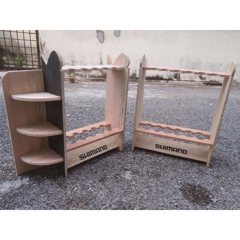 Rak Pancing (Kayu Pine) | Shopee Malaysia