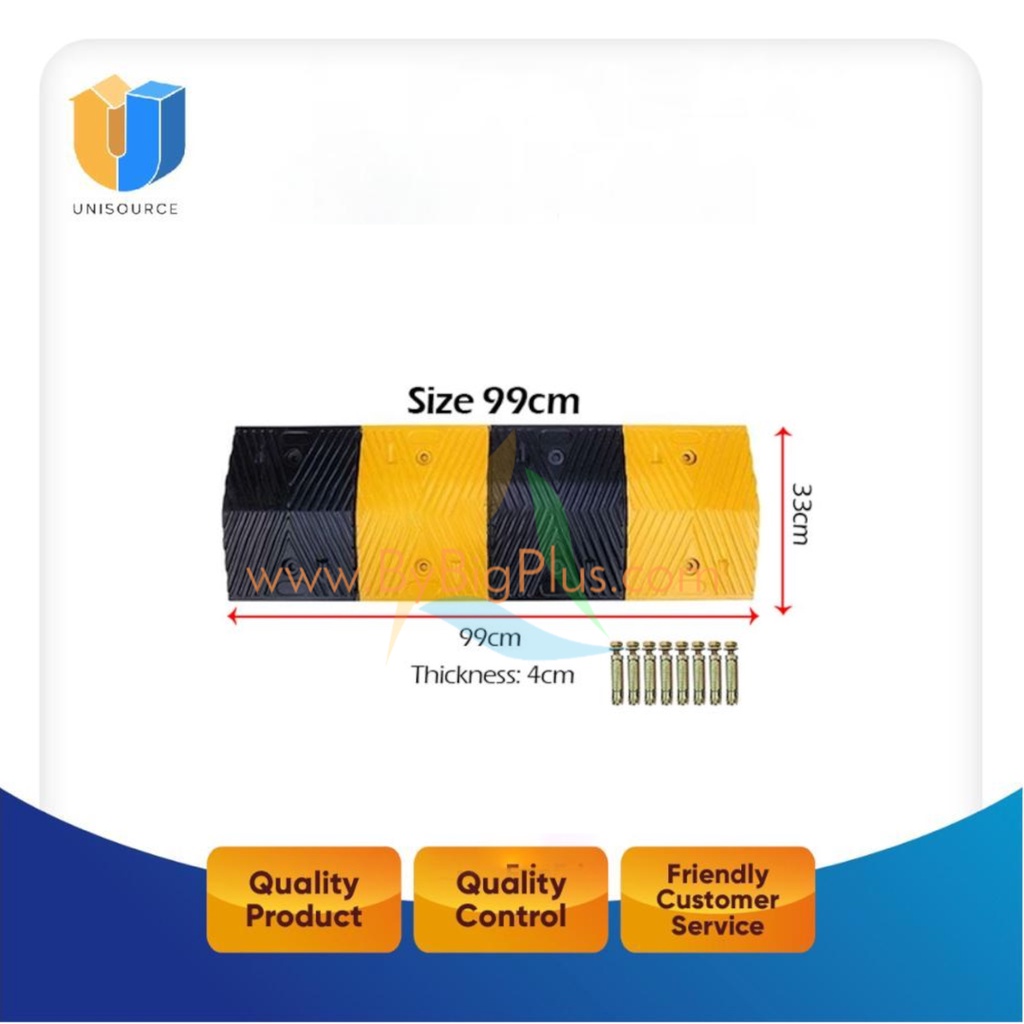 Speed Hump, Rubber Speed Hump, Control Hump Bump, Middle Section, Size ...