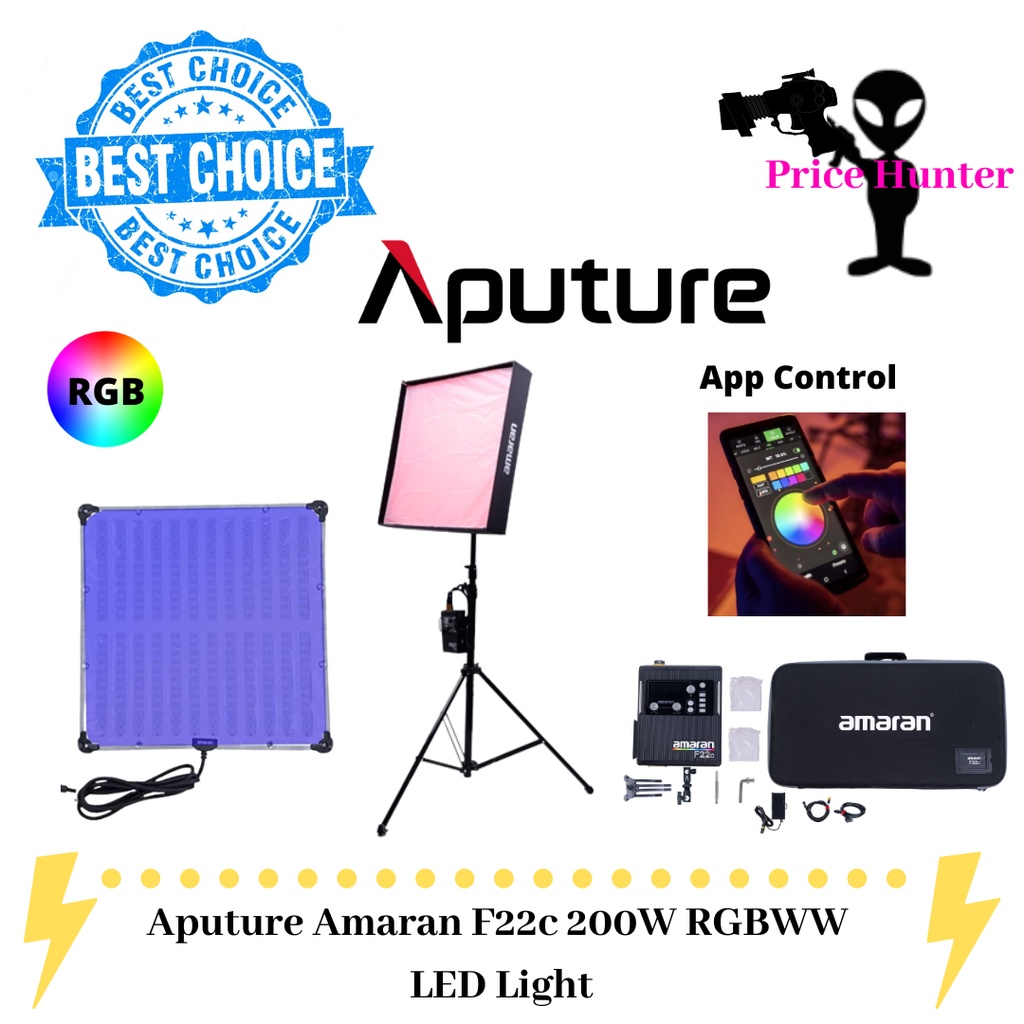 Aputure Amaran F22c 200W RGBWW LED Light | Shopee Malaysia