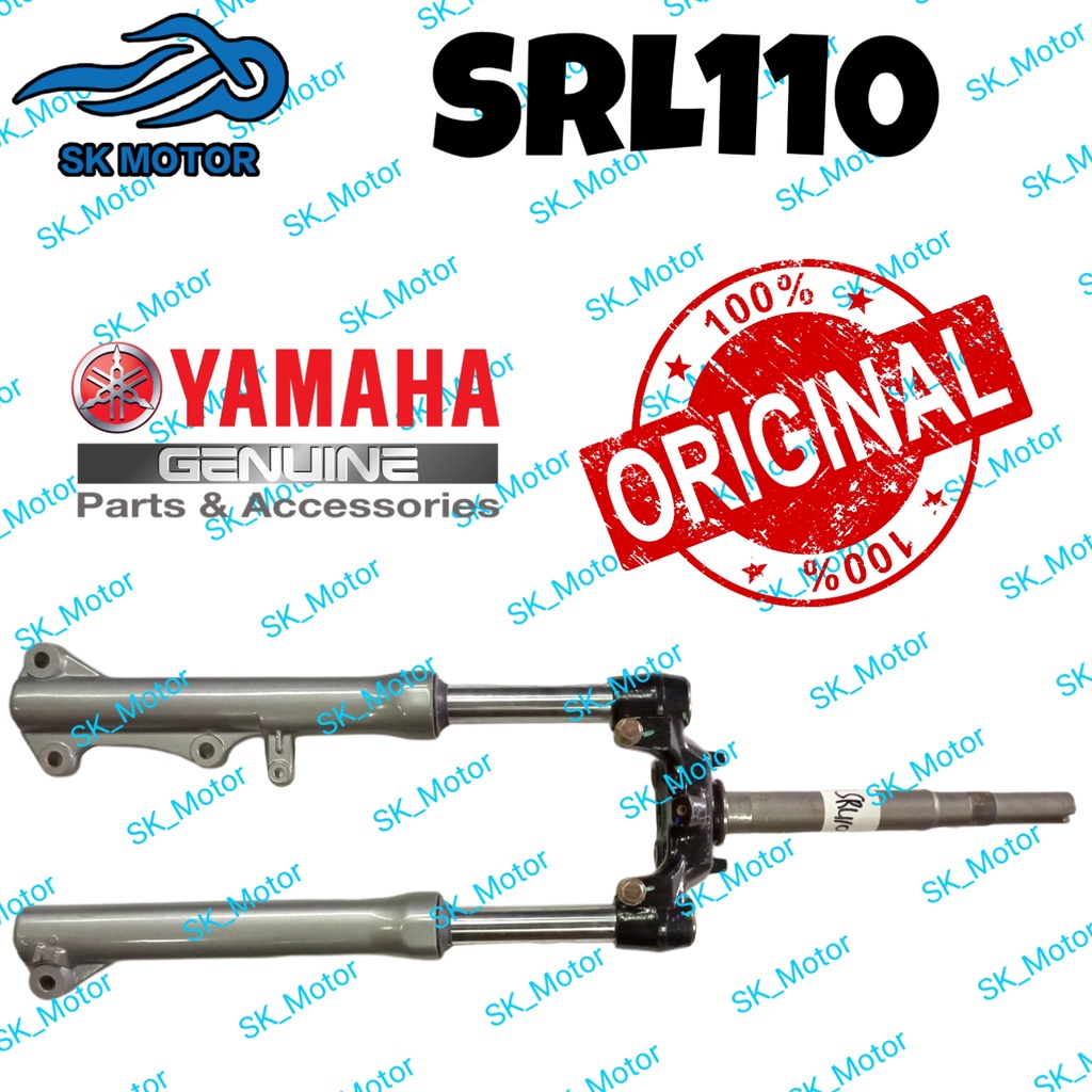 Yamaha LAGENDA SRL 110 SRL110 Z ZR Original Front Fork Depan T Fork Under Bracket Absorber ...