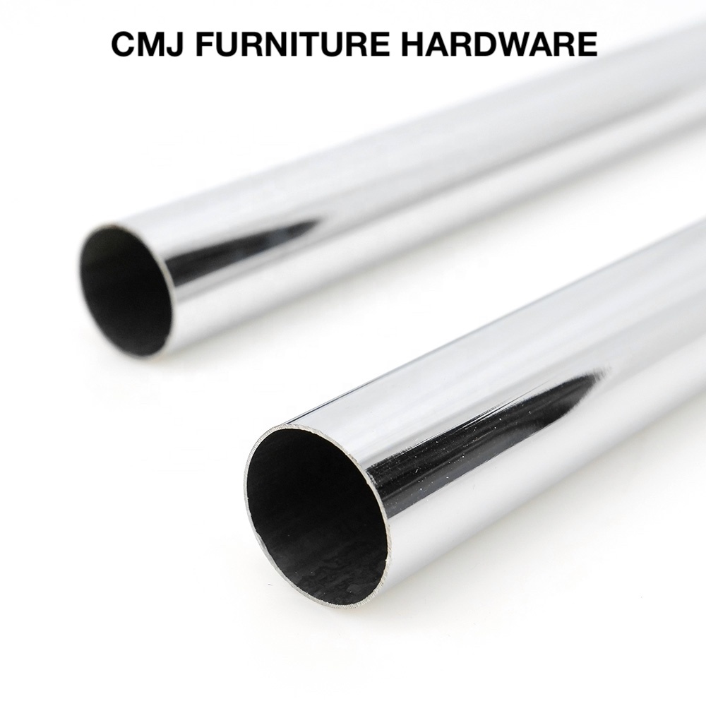 Multi Purpose High Quality Metal Chrome Pipe Rail for Wardrobe Closet ...