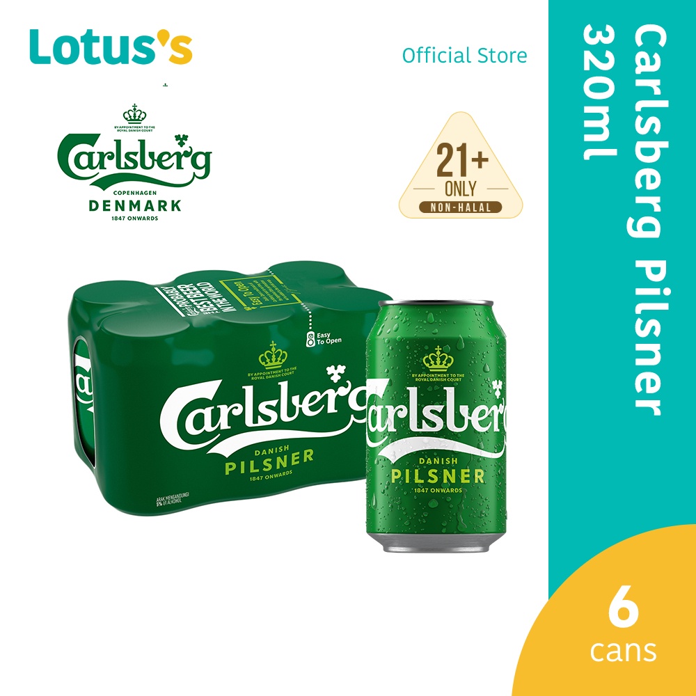 Carlsberg Green Label Can (6’s x 320ml) | Shopee Malaysia