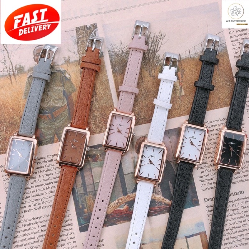 (READY STOCK) 2024 Korean style watch Korean simple canvas casual watch ...