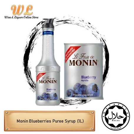 MONIN Blueberry Puree Fruitmix (1L) | Shopee Malaysia