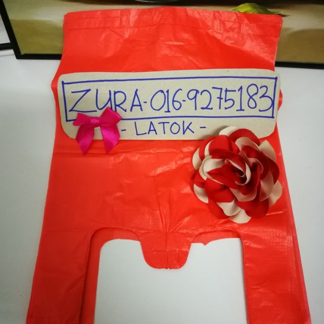 Singlet Plastic Red/ Pink (100's) | Shopee Malaysia