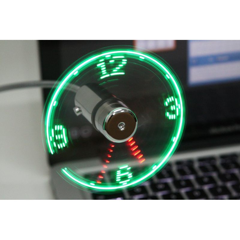 Mini LED USB Clock Fan Clock display | Shopee Malaysia