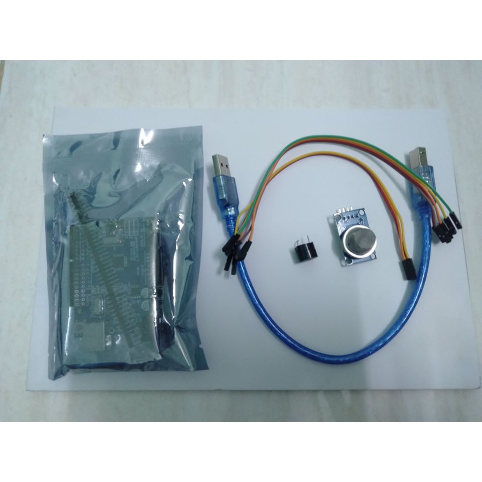 Arduino Uno R3 chip Sticker with Cable and free MQ2 Gas Sensor, horn ...