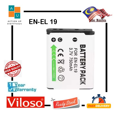 EN-EL19 / NP-BJ1 Lithium-Ion Battery Pack For Nikon Sony | Shopee Malaysia
