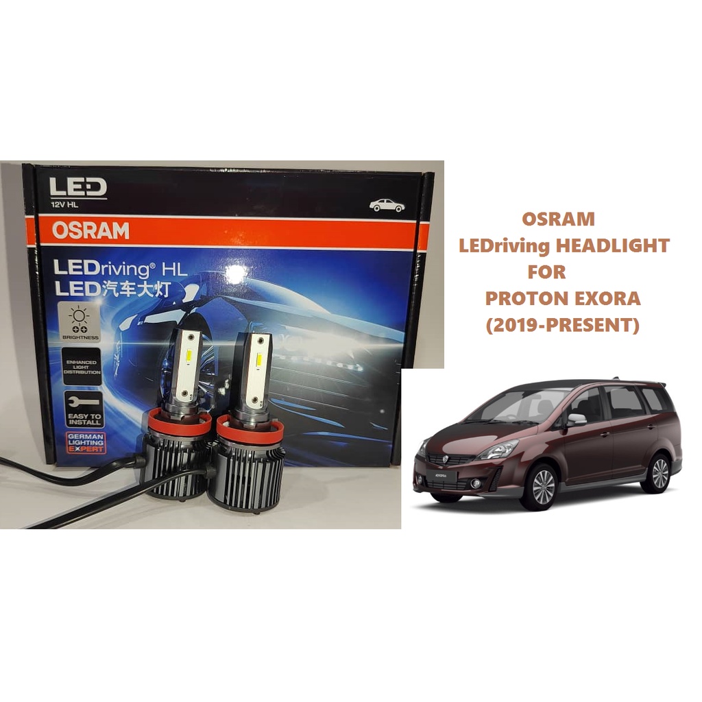 ☆LED☆ OSRAM LED Driving HEADLIGHT (H4) FOR PROTON EXORA (2019-PRESENT ...