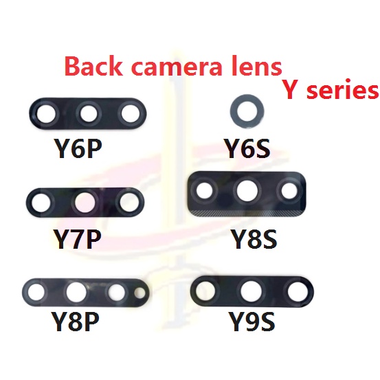Camera lens Replacement for Huawei Y6S Y8S Y9S Y6P Y7P Y8P 2020 Y7A Y5 ...