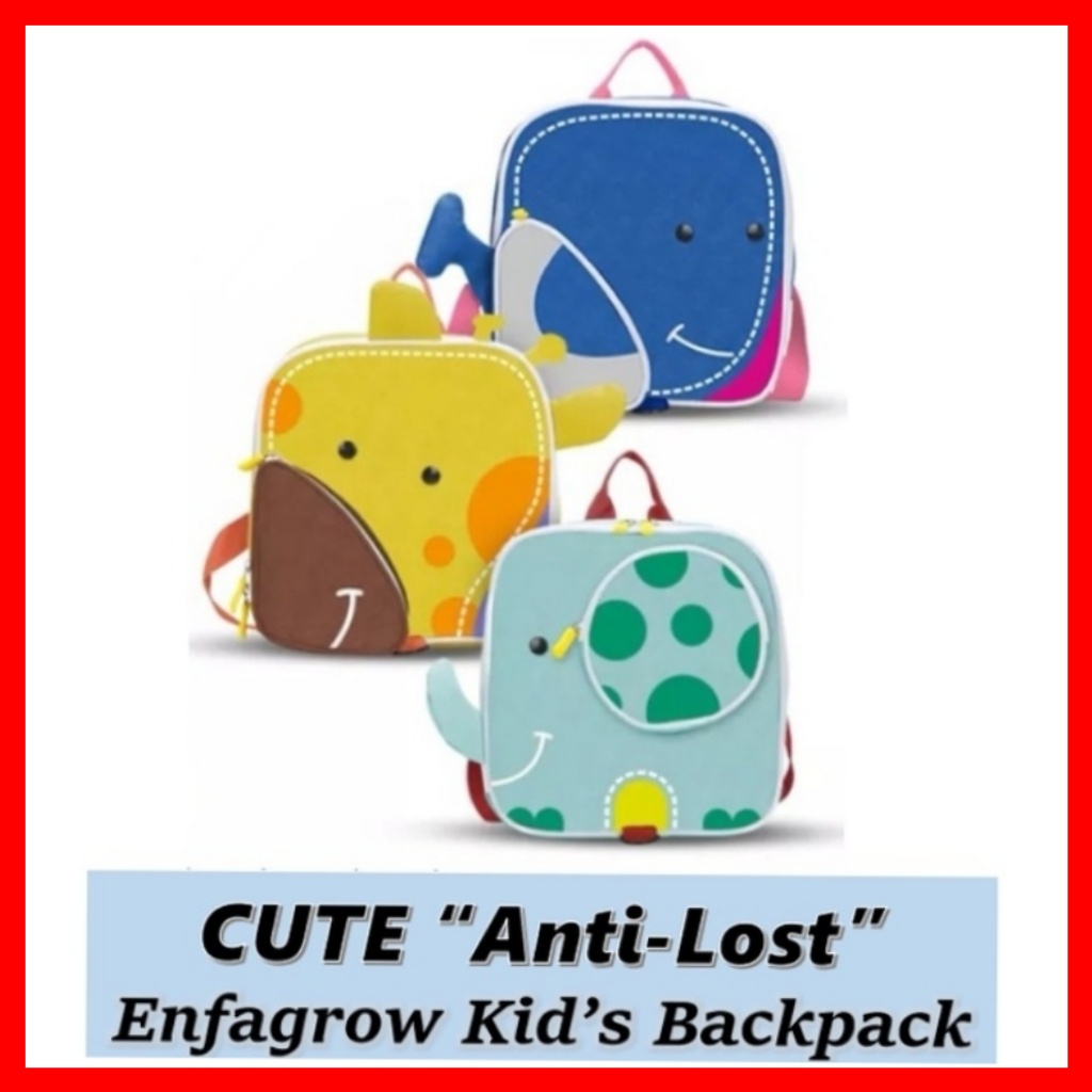 Enfagrow Anti lost Kid's Small Backpack/Bag (Whale/Giraffe/Elephant ...