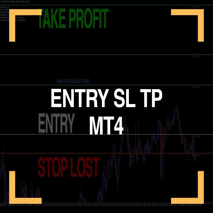 👍🏻ENTRY STOPLOST TAKEPROFIT | MT4 Indicator Auto INDIKATOR | Shopee ...