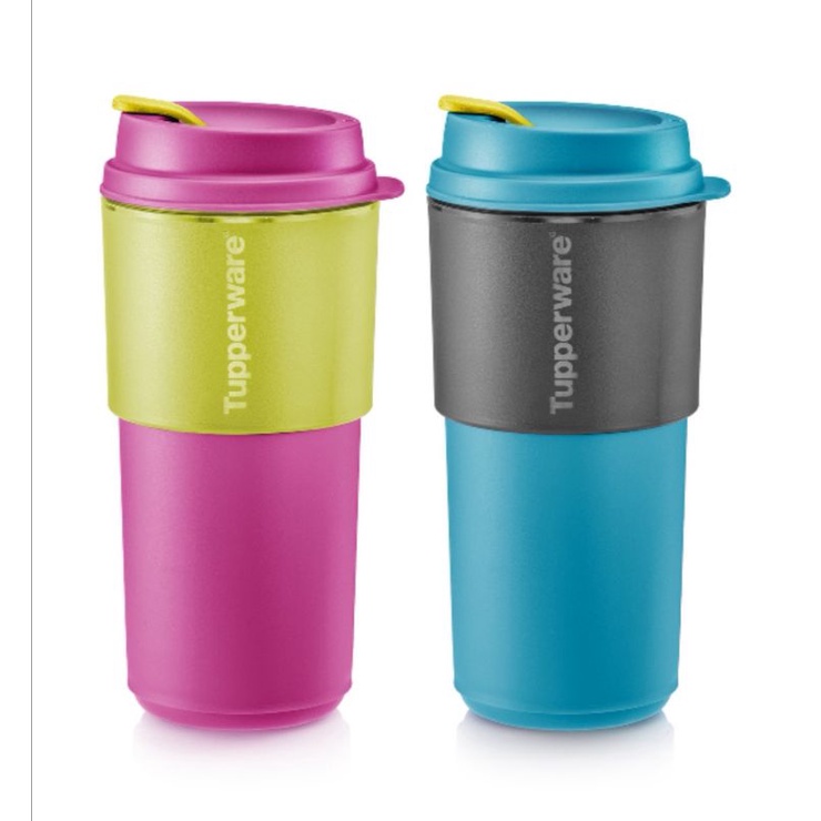 READY STOCK Tupperware Microwaveable Tup Tiffin Set with 2 Handle Wavy ...