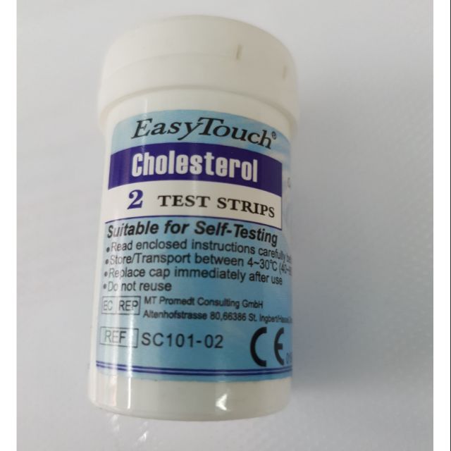 Easy Mate 3 in 1 Cholesterol test, Easy Touch (box of 2 tests) | Shopee ...