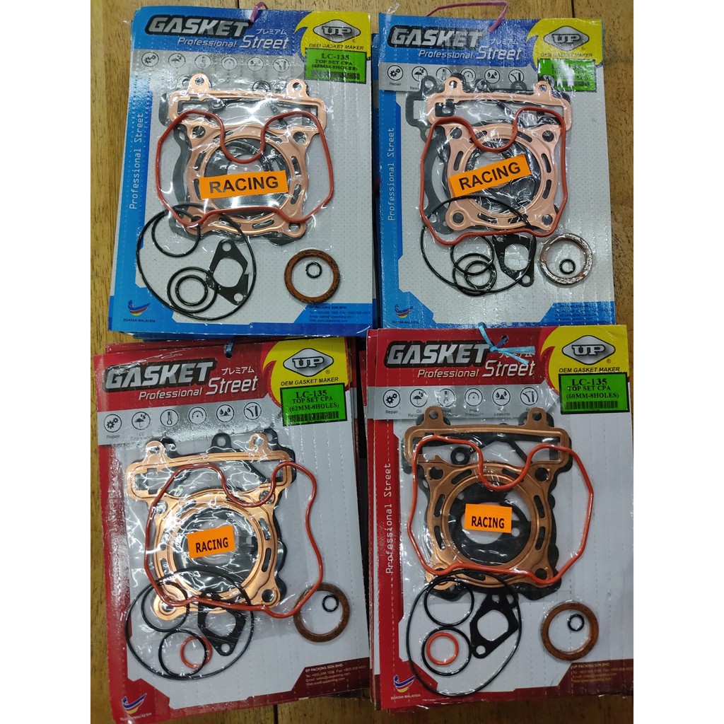 UP TOP SET GASKET RACING 60MM 62MM 63MM 65MM FOR LC135 | Shopee Malaysia