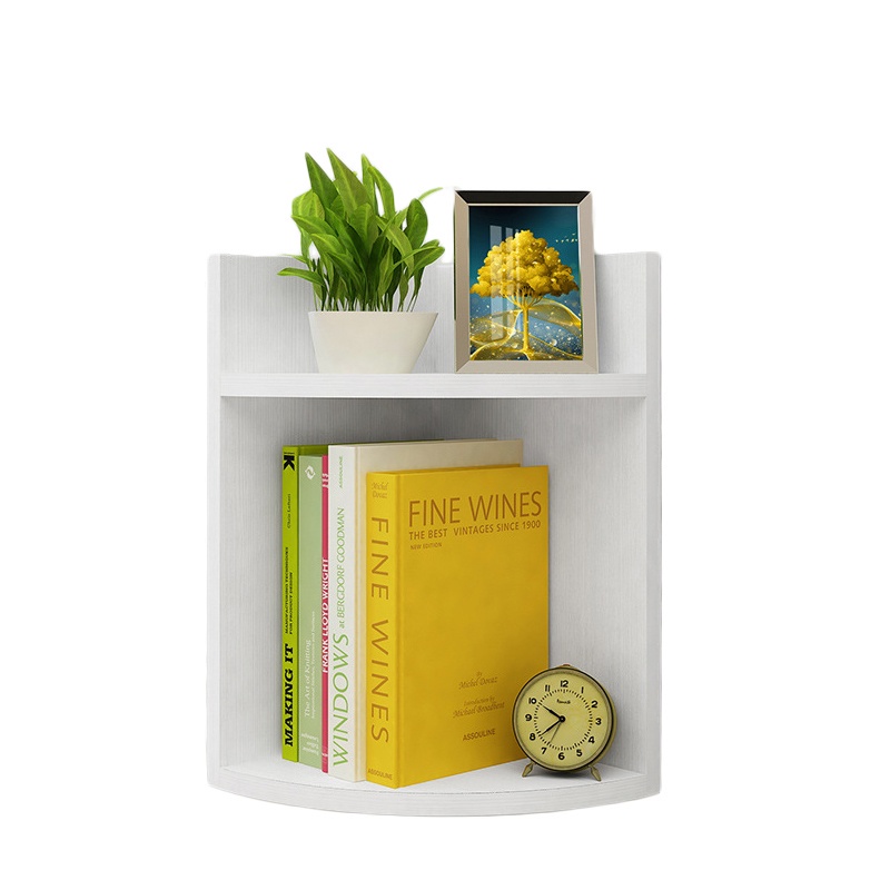 Desktop corner bookshelf simple ins style table shelf students bedroom ...