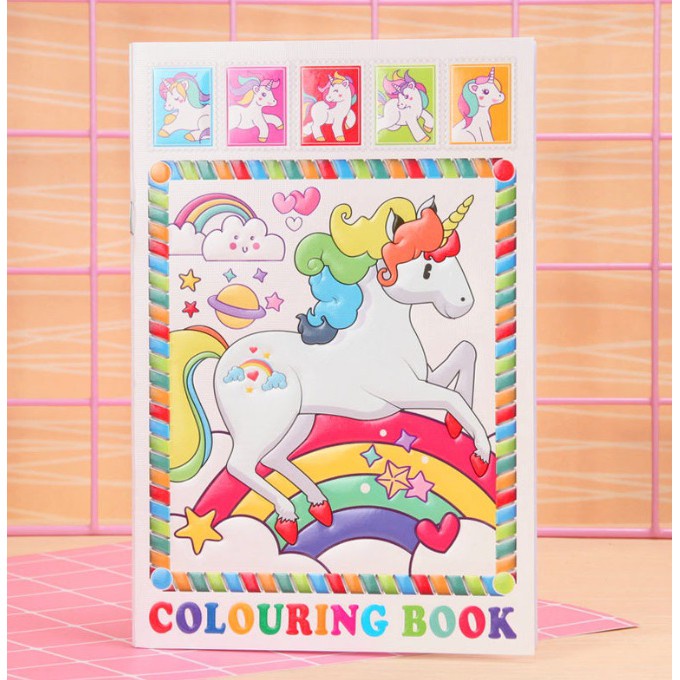 Unicorn Coloring Book Children Color Book Kids Activity Book ...