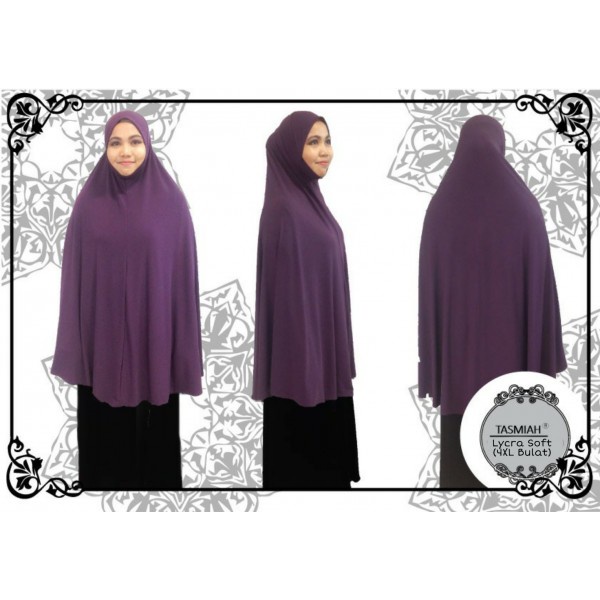 Tudung Labuh TASMIAH 4XL SOFT BULAT (Ready Stock) | Shopee Malaysia