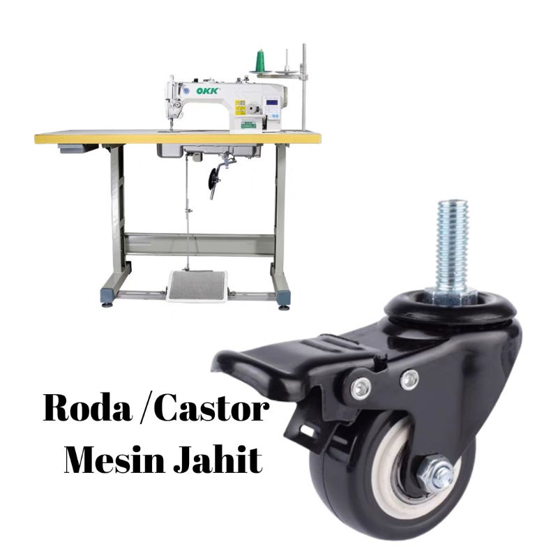 Roda Kaki Mesin Jahit Roda Mesin Castor Wheel Sewing Machine 輪子 ...