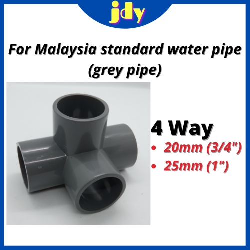 PVC Pipe Fitting PVC Connector Paip PVC Furniture DIY 3 way 4 way 5 way ...