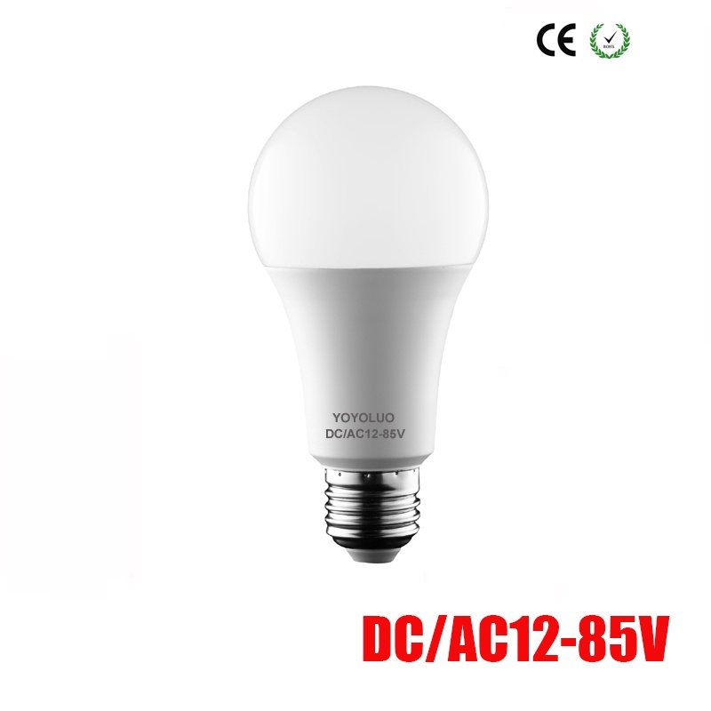 LED Bulb E27 Lamps DC AC 12V 24V 36V LED Light 3W 6W 9W 12W 15W 18W Led ...