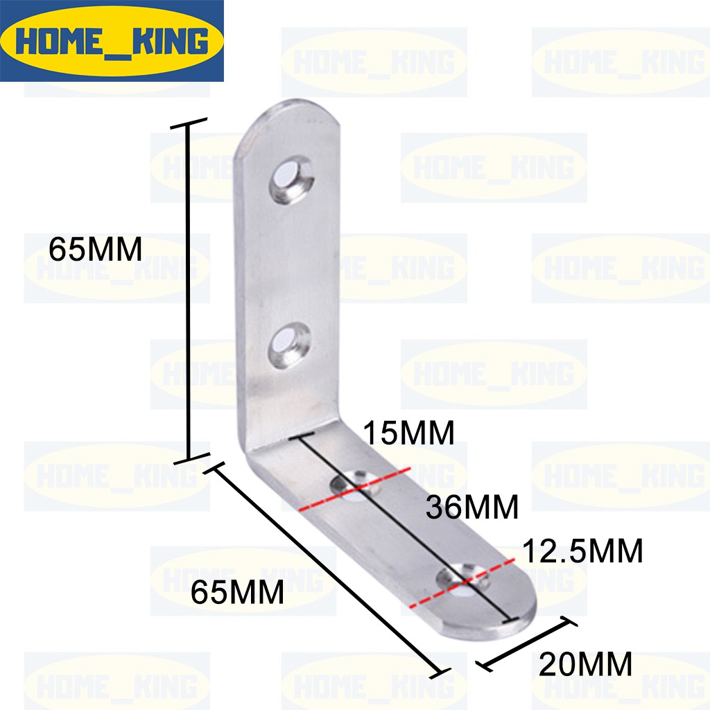 Home King Thickened Solid Stainless Steel L Bracket Angle Bracket L ...