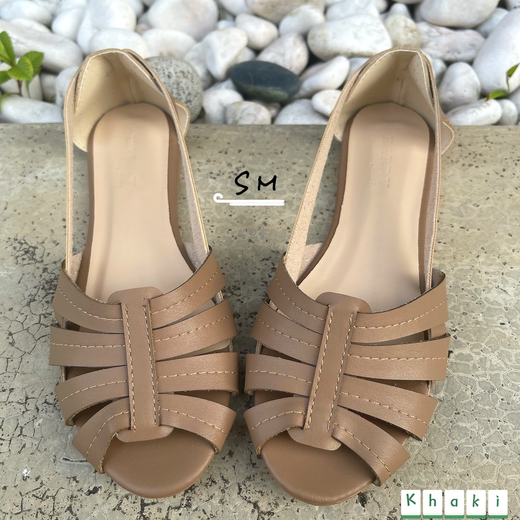 SM Jolly Ready Stock MY Women hollow strappy soft insole comfort slip ...