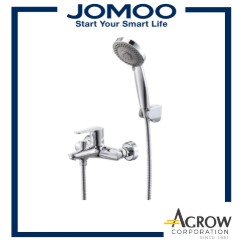 Jomoo Bathroom Faucet Brass Body Chrome Surface Shower Faucet With Hand ...