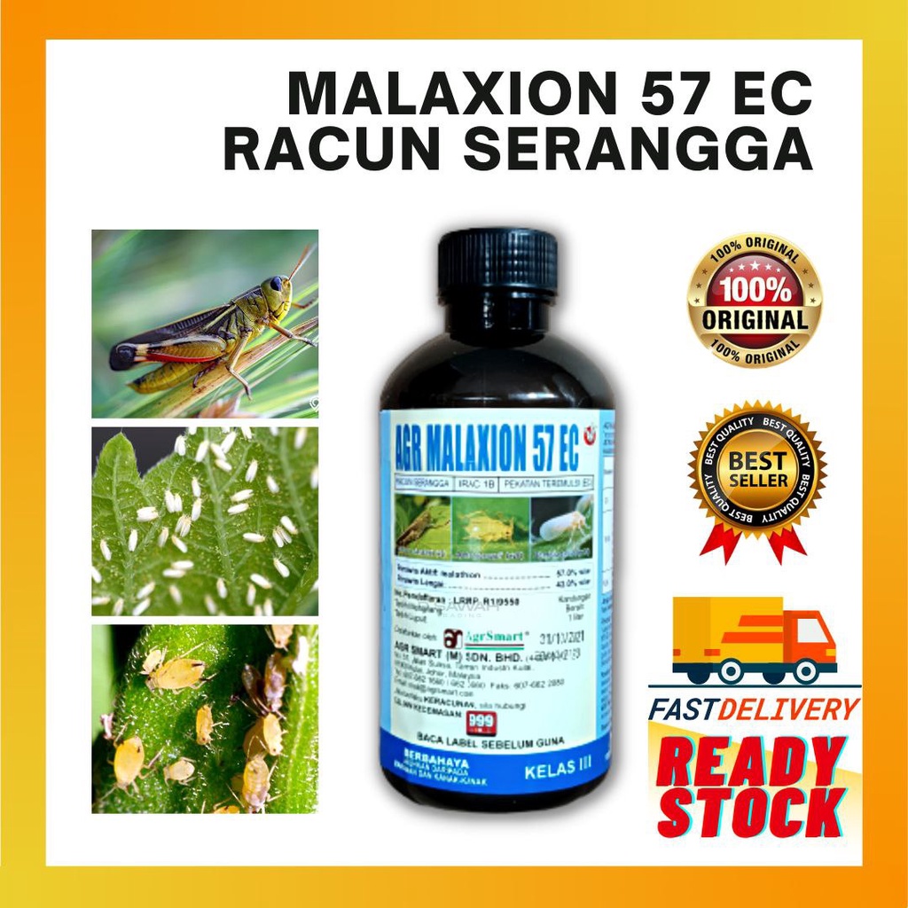 Racun Serangga AGR MALAXION 57 EC Racun Lalat Putih Afid / Insecticide ...