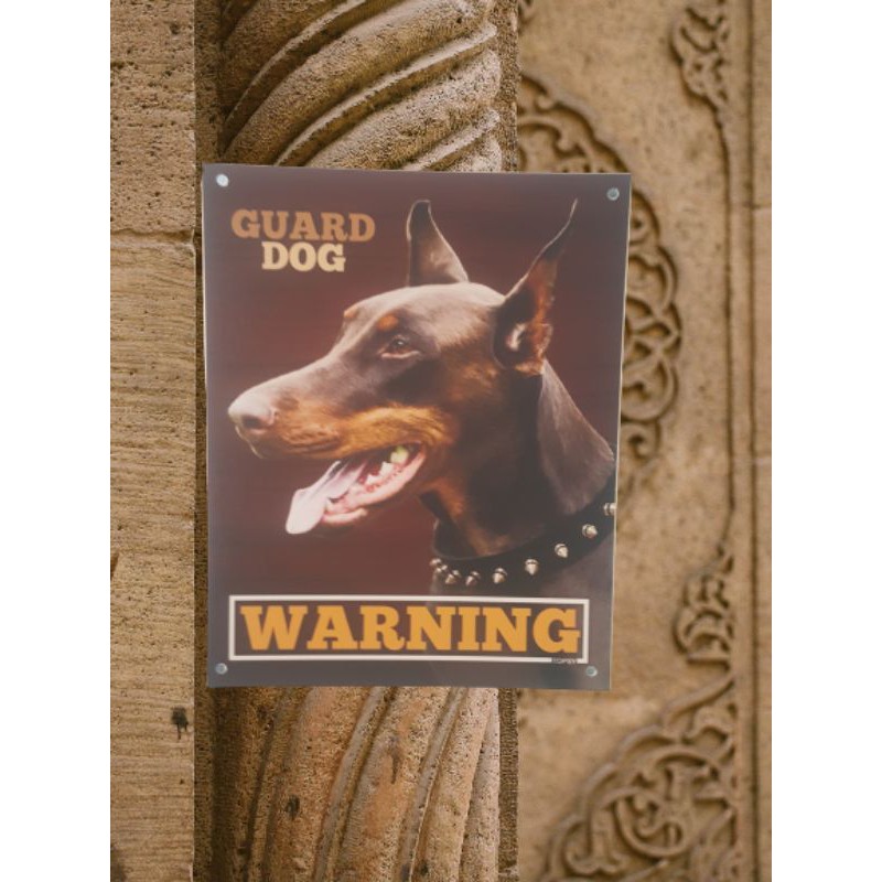 Dog warning sign Board Doberman | Shopee Malaysia