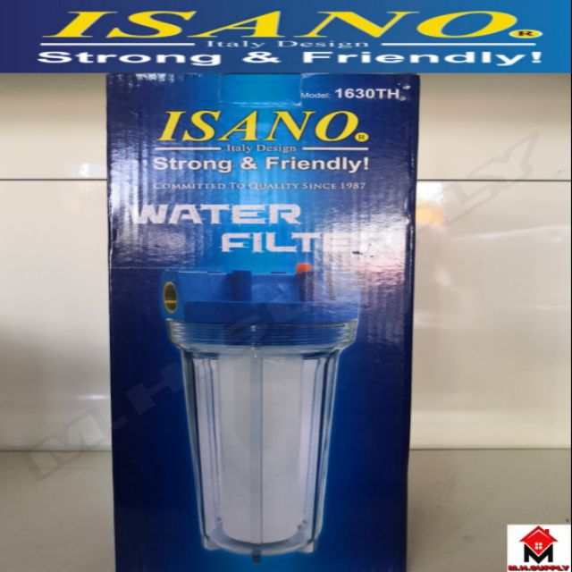ISANO 10" Transparent Housing Water Filter 1630TH 10" Housing Filter ...