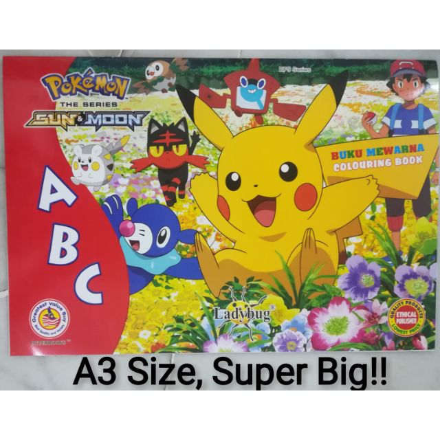 Pokemon ABC Writing Workbooks Suku Kata Reading Books Activity Books ...