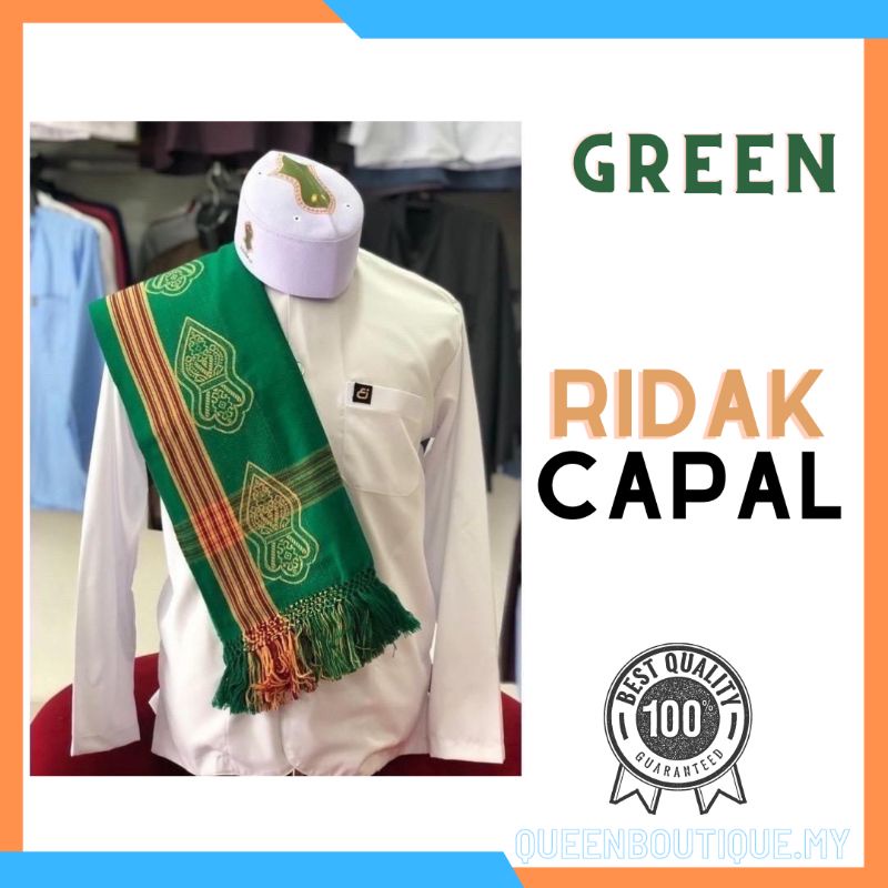 Ridak Capal Premium Quality Kain Tebal Rida Selendang Bahu Lelaki ...