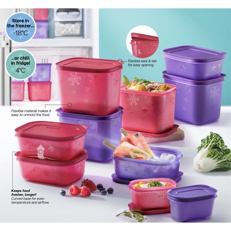 Tupperware Chill Freeze Duo Set (8pcs) | Shopee Malaysia