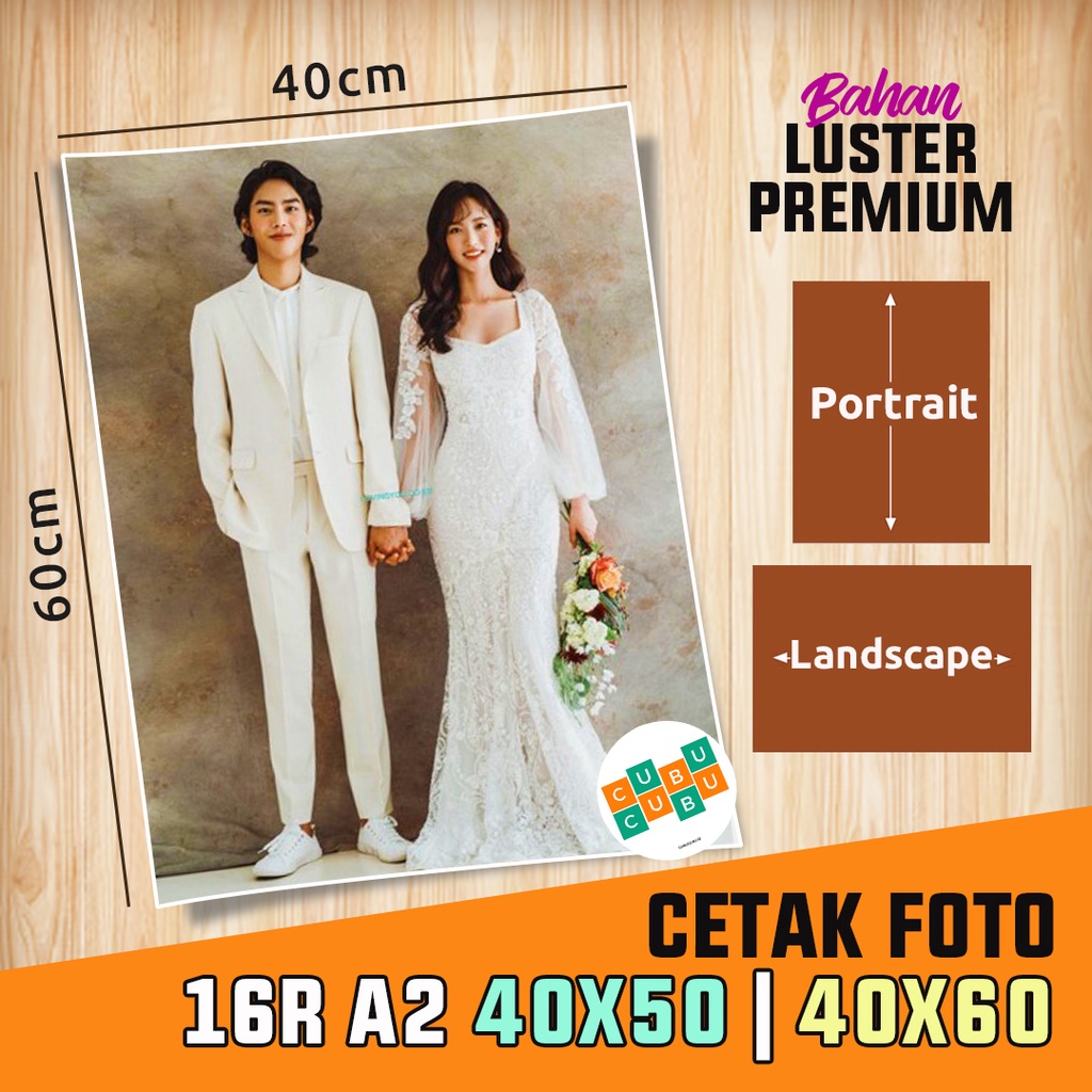 Photo Print 40x60 A2 12R 16R 16Rs 20R Jumbo CubuCubu | Shopee Malaysia