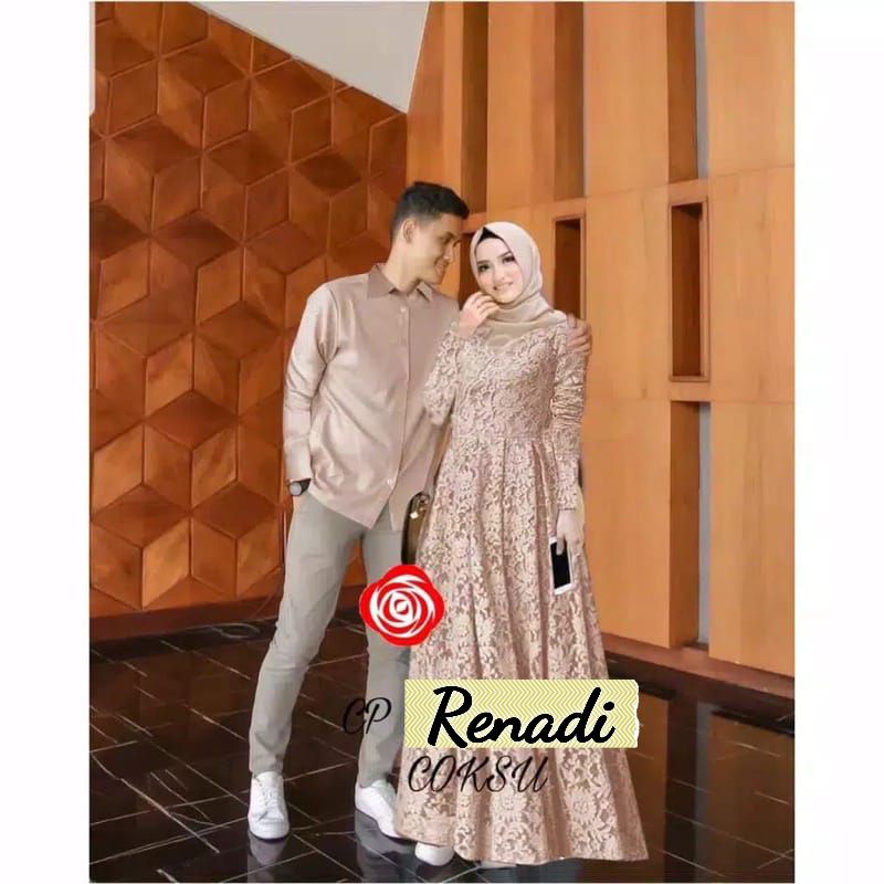 Gamis DRESS BROKEN BROKEN COUPLE LONG SLEEVE FURING LAYER FOR COUPLES ...