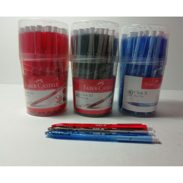 【1BOX=60PCS ! ! !】Faber castell Click X5 / Click X7 (1422/1425)(PRICE ...