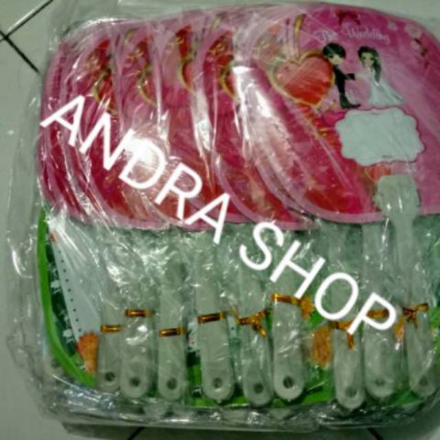 Souvenir wedding Fan (1 Pack Contents 50pcs) | Shopee Malaysia